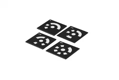 Reference point markers - Medium uncoded, white 1.5mm - Medium Uncoded ...