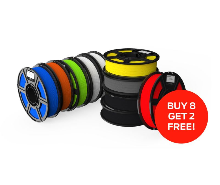 MakerBot Sketch PLA Filament Bundle - 10 Pack: Stock Up on High-Quality ...