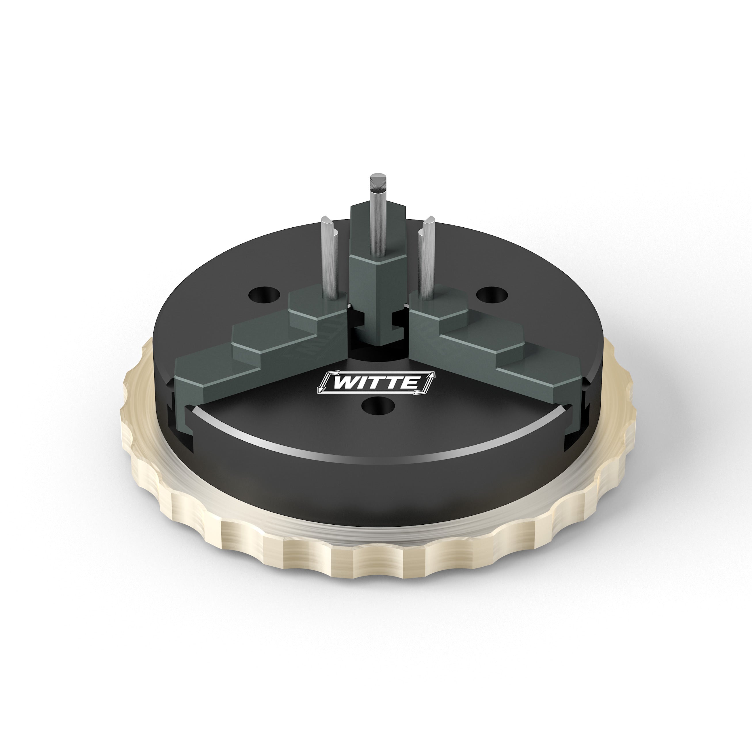 CMM Fixture 3 Jaw keyless chuck Ø200 NG with pins
