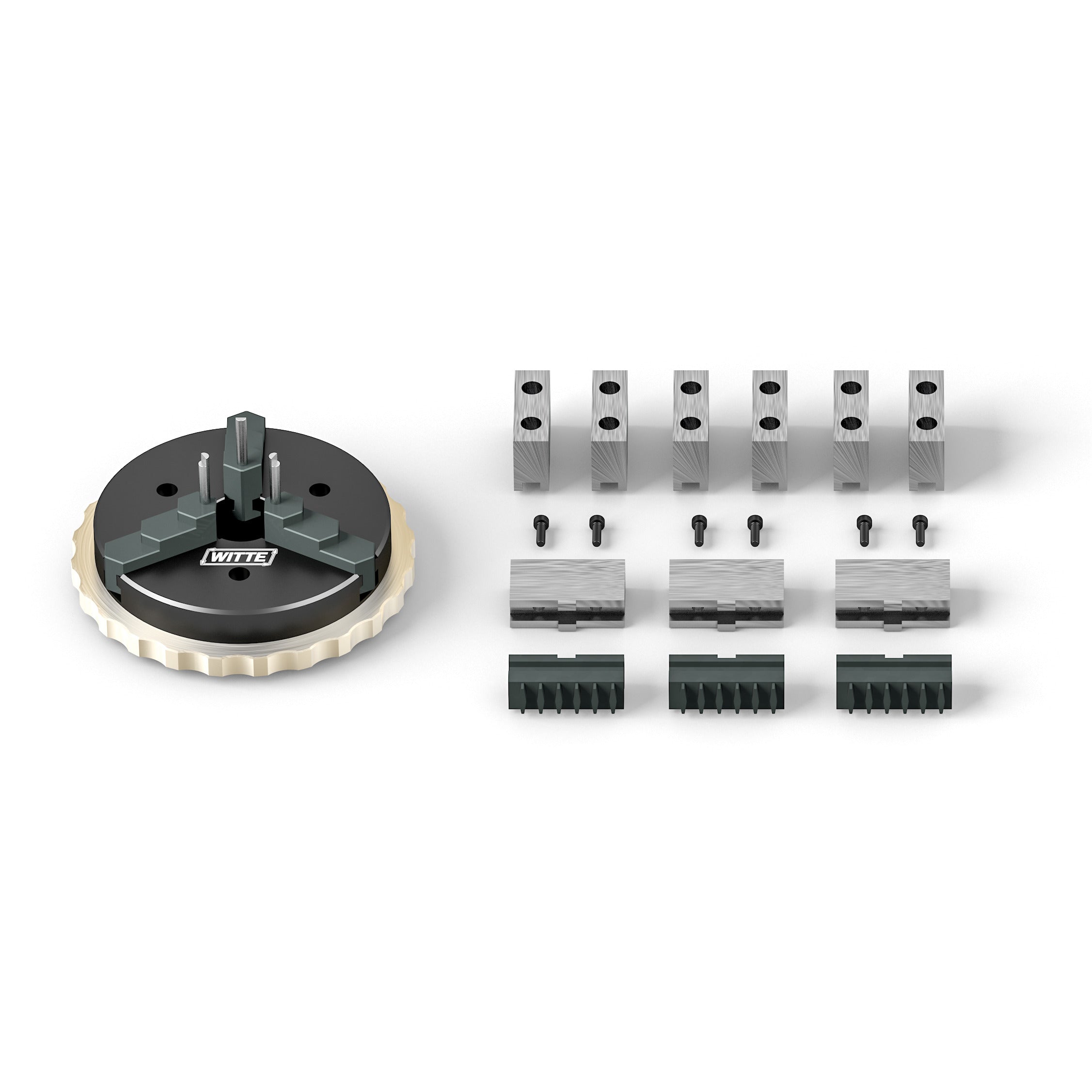 CMM Fixture Basic set 3 jaw keyless chuck Ø50 NG